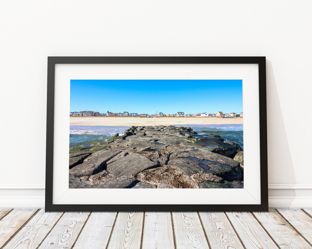 New Jersey Jetty Art Print - Interior Design - Jersey Shore Photography ...