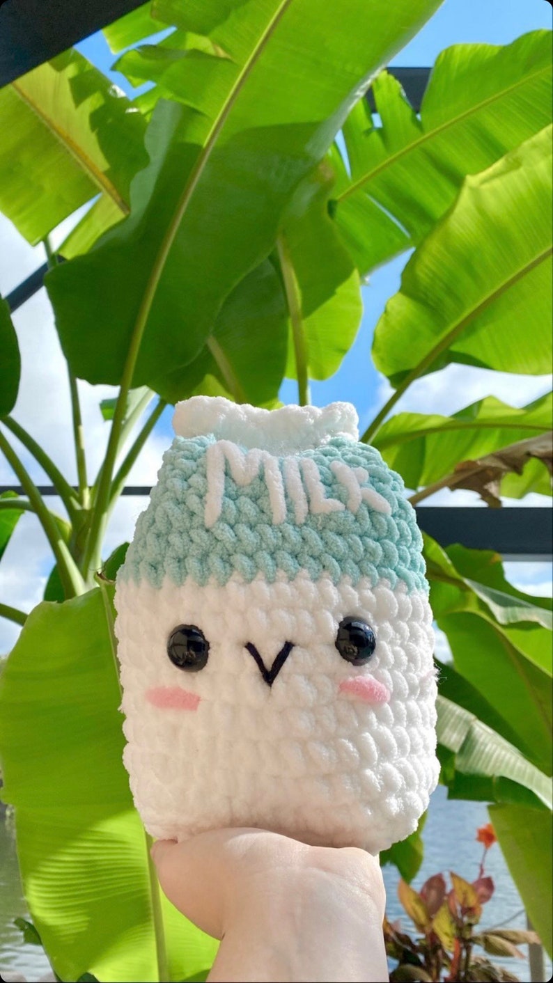 Handmade Crochet Amigurumi Milk Carton Pattern PDF - Etsy