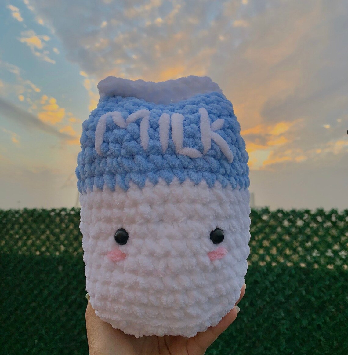 Handmade Crochet Amigurumi Milk Carton Pattern PDF - Etsy