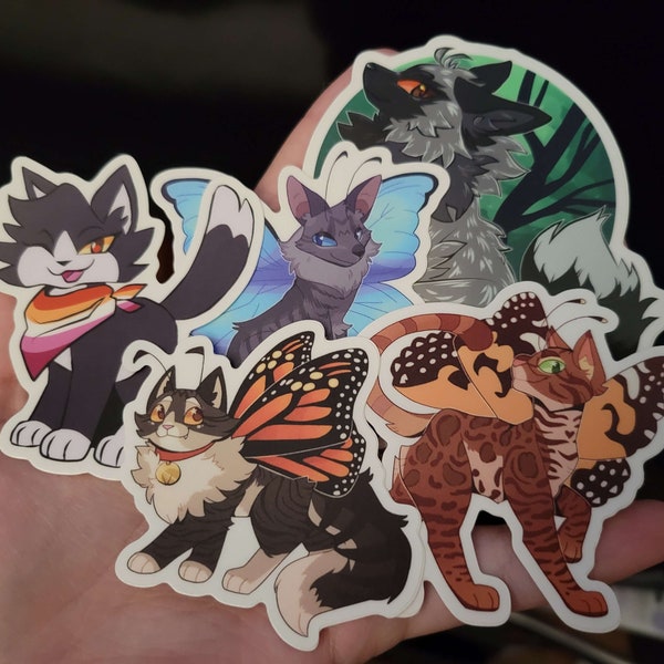 Furry Sticker - Etsy
