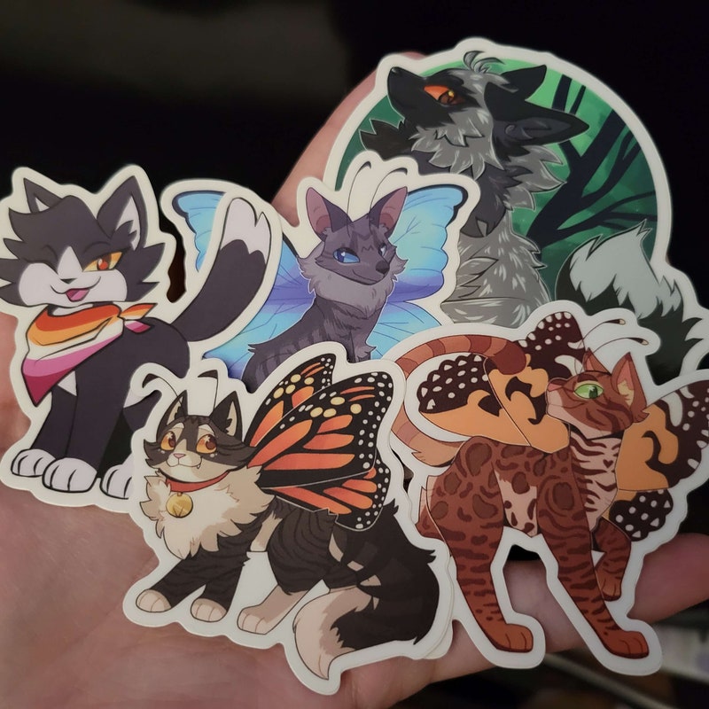 Furry Sticker Packs - Etsy