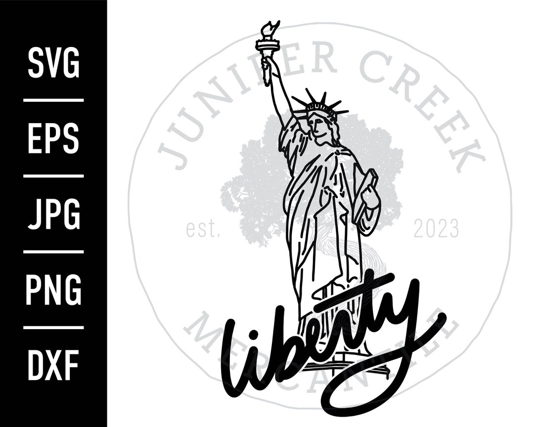 Statue of Liberty SVG | Printable JPG | United States of America | Cut ...