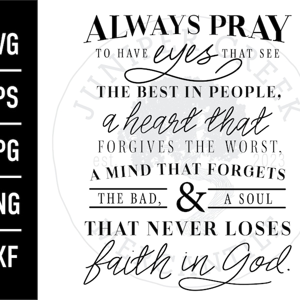 Always Pray - Etsy