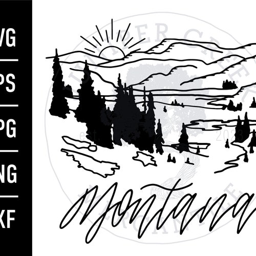 Montana SVG Printable JPG - Etsy