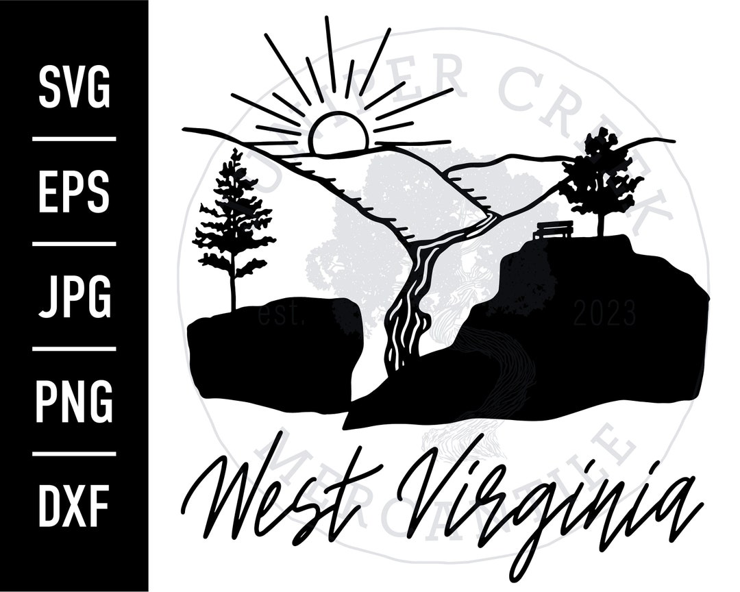 West Virginia SVG | Printable JPG - Etsy