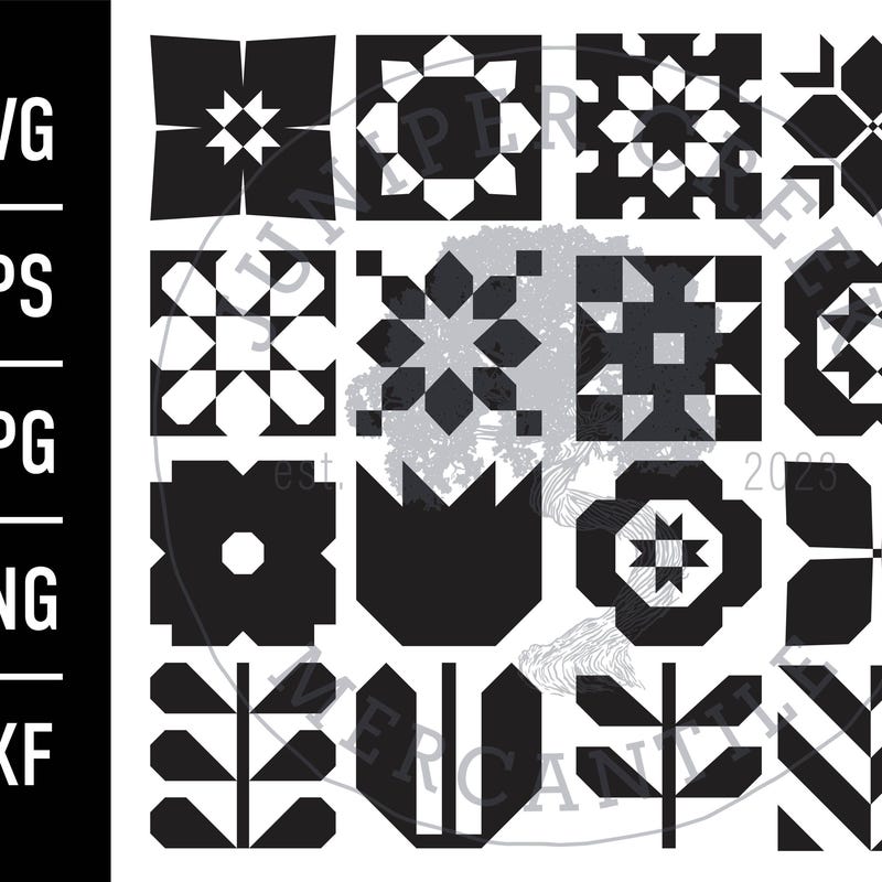 Quilt Stencil Svg - Etsy