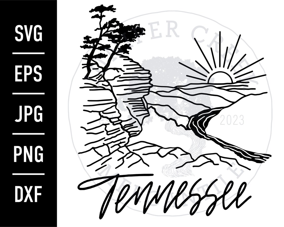 Tennessee Landscape SVG | Printable JPG - Etsy