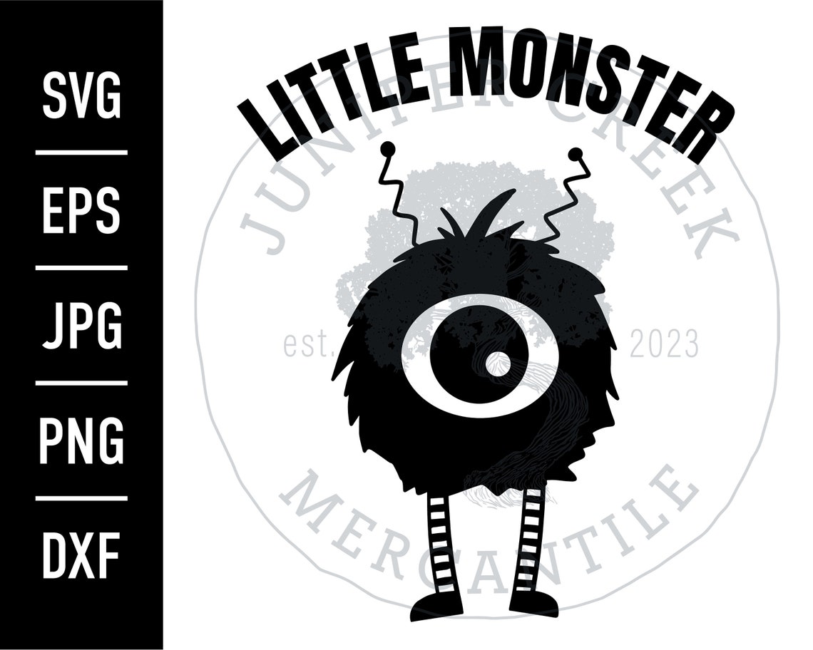 Monsters SVG Printable JPG - Etsy