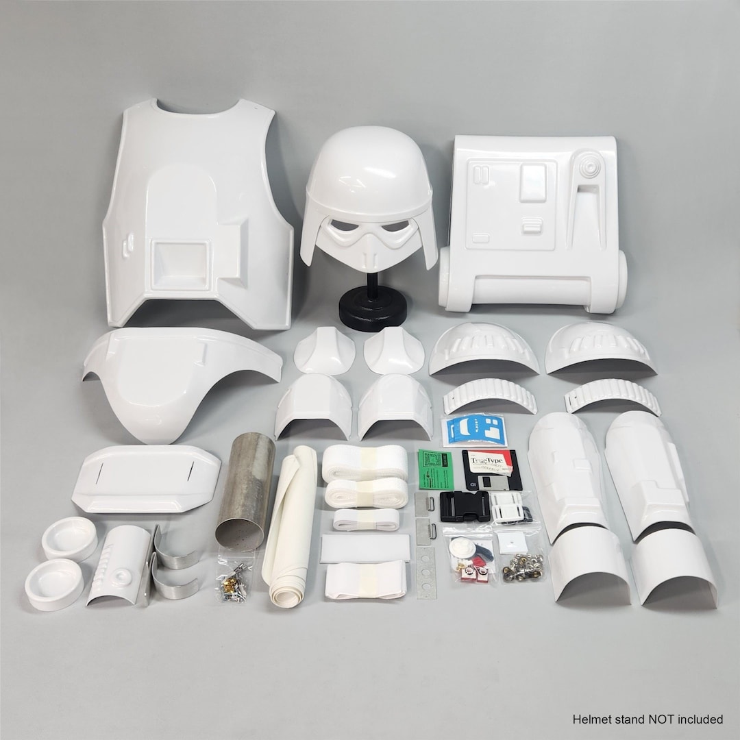 Star Wars Snowtrooper Inspired Replica Costume Armor Kit / Prop - Etsy