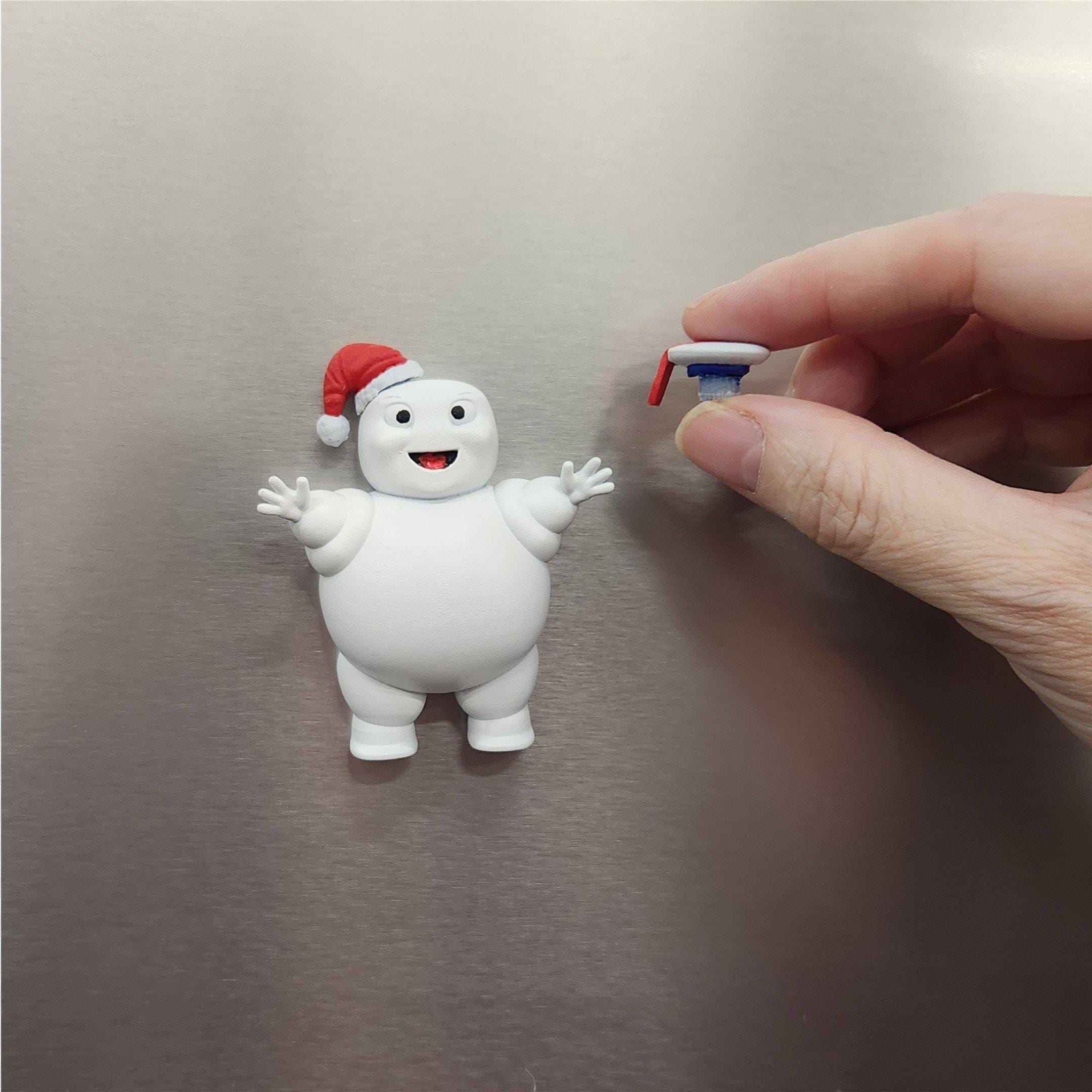 Mini Stay Puft Ghostbusters Inspired Refrigerator Magnet With Extra Hat ...