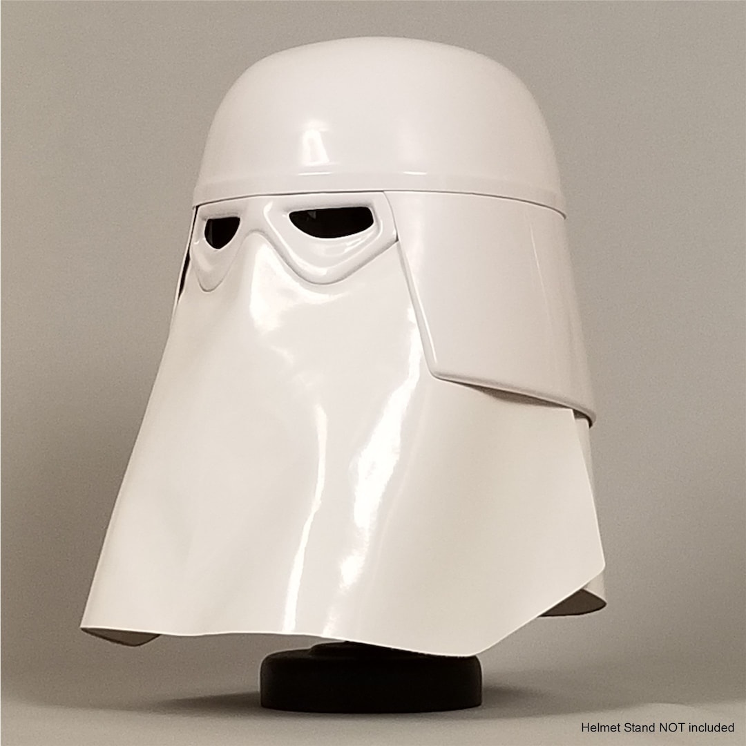 Star Wars Snowtrooper Inspired Replica Helmet Costume Armor Prop Cosplay Etsy
