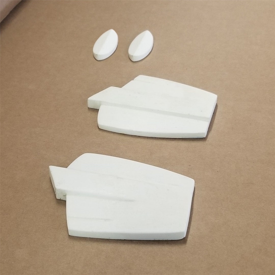 Star Wars Zam Wesell Inspired Replica Hand and Thumb Guards / Plates ...