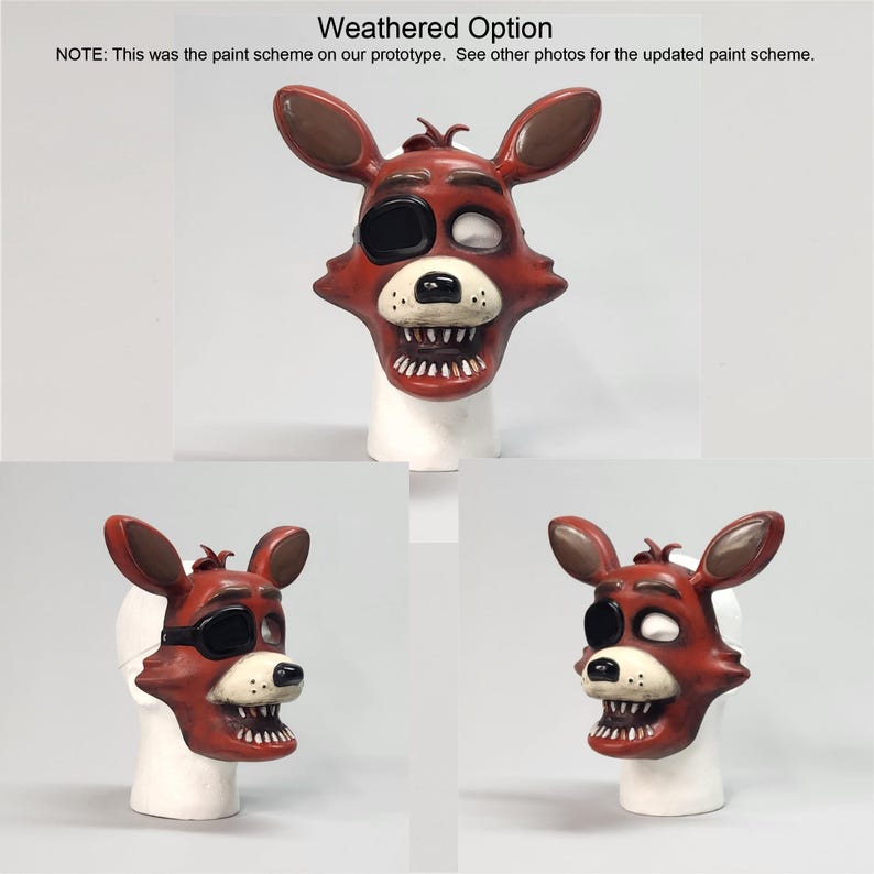 Five Nights at Freddy's Foxy the Pirate Inspired Fan Made Mask - Etsy