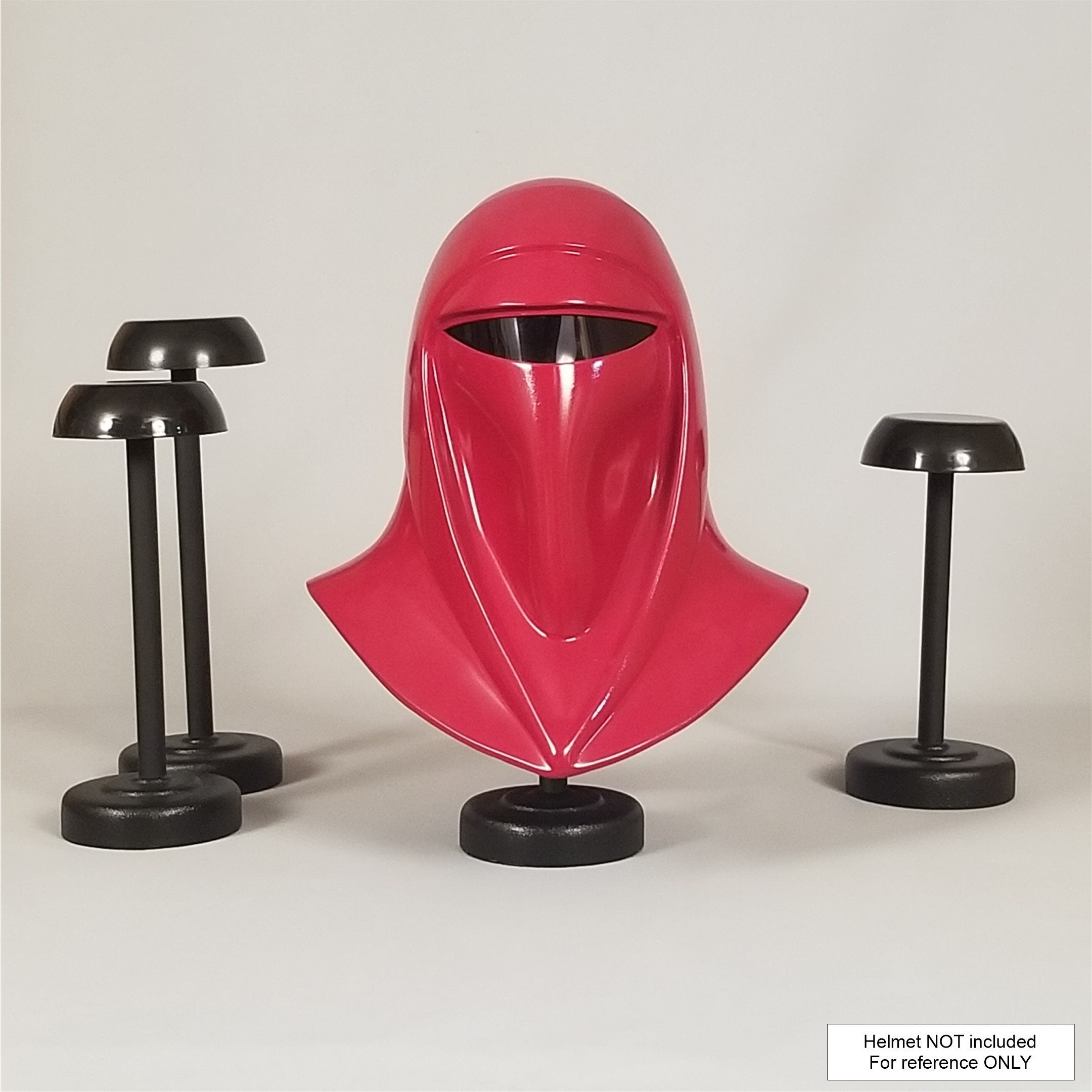 Black Helmet Stand. Fits Most Helmets. (star Wars, HALO, G.I. JOE ...