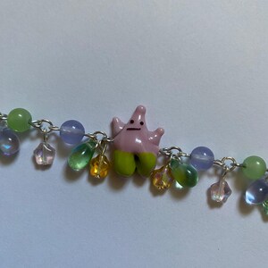 Twinkle Twinkle - Handmade Beaded Cartoon-inspired Bracelet *silver or ...