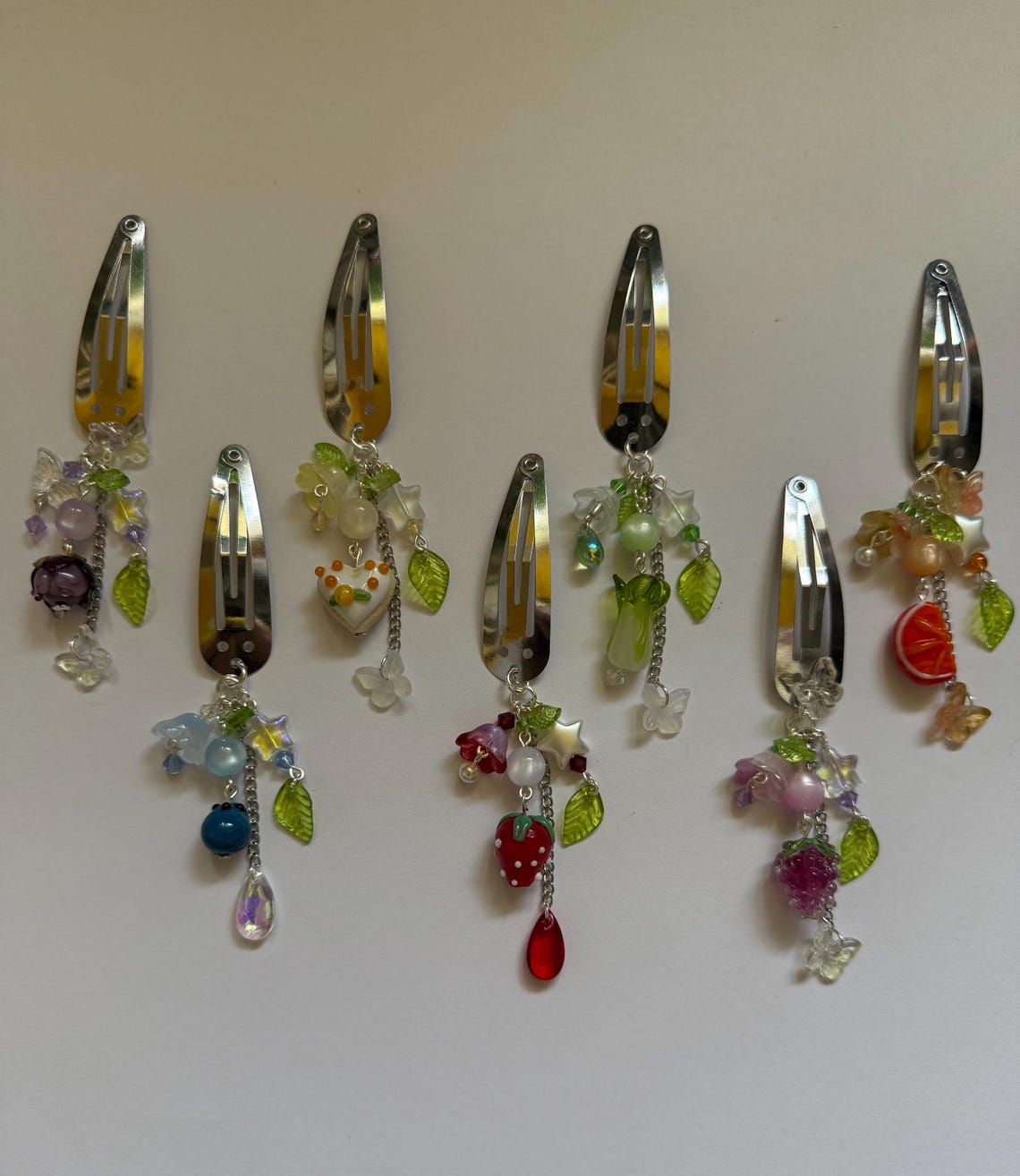 Fruit Fairy Garden Hair Clips - Etsy