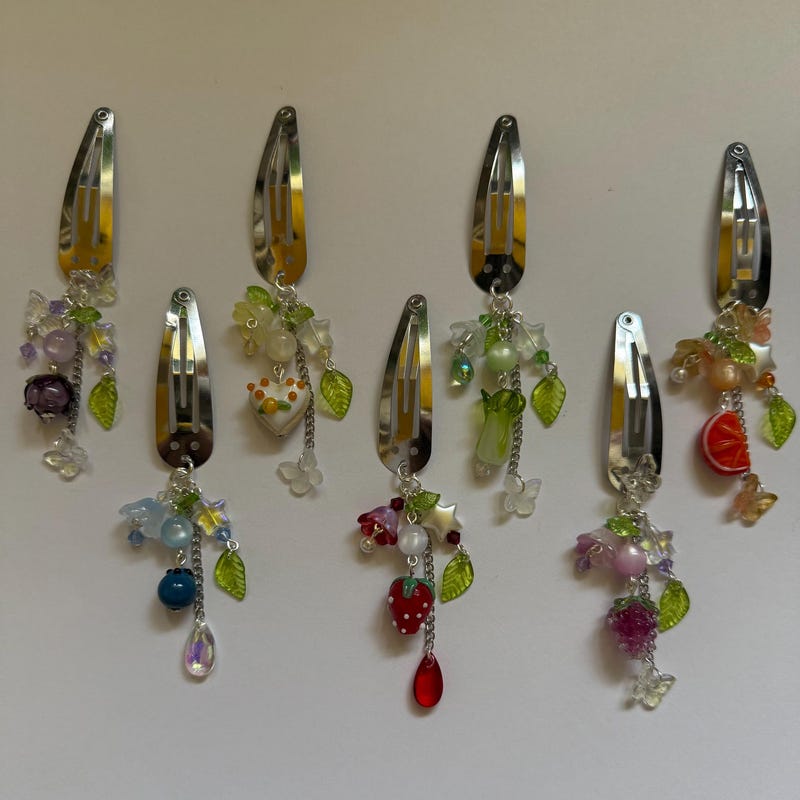 Fruit Hair Clips - Etsy