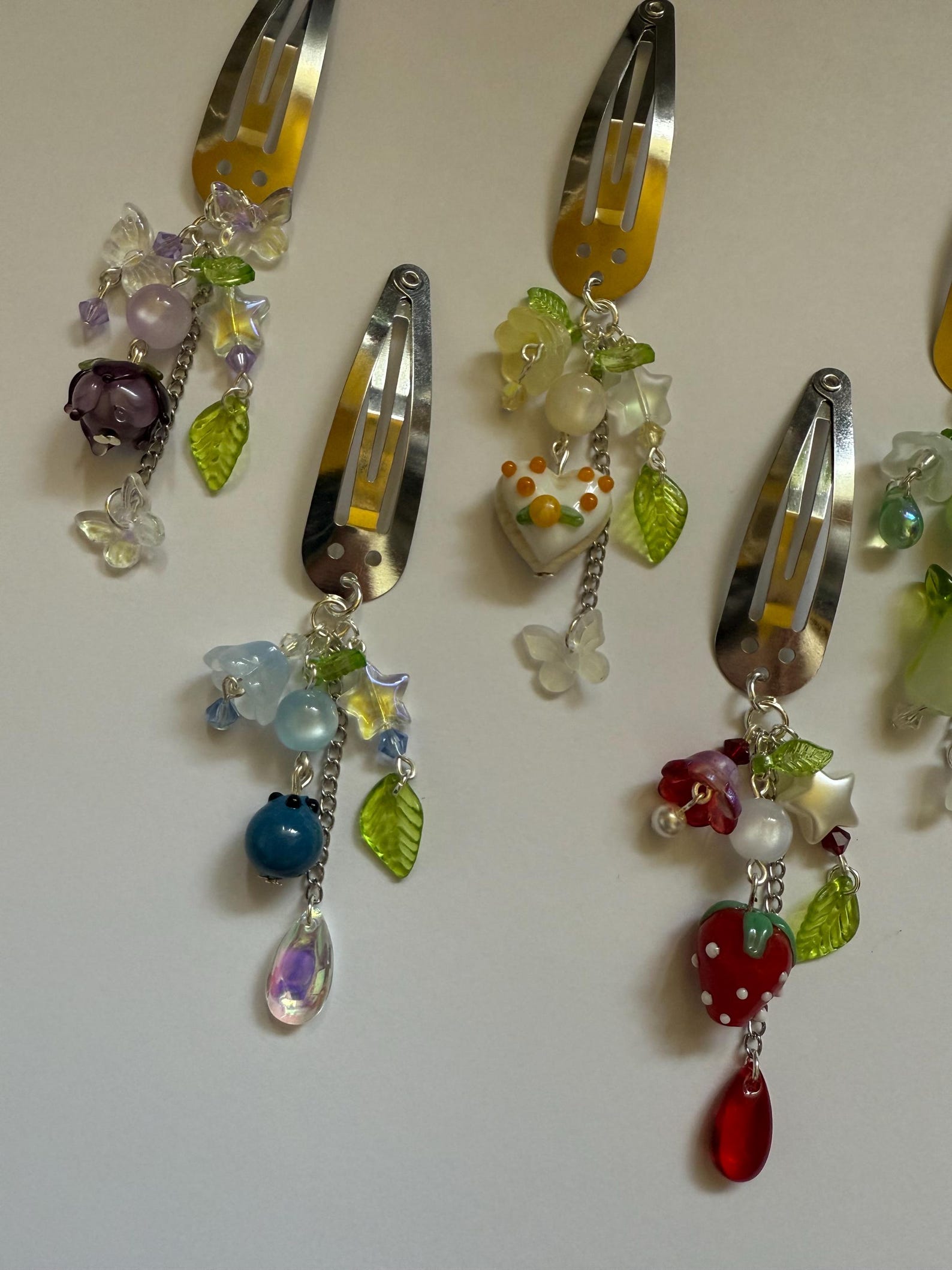 Fruit Fairy Garden Hair Clips - Etsy