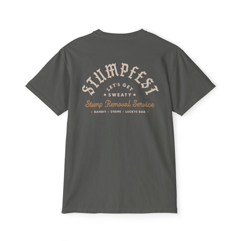 Bluey Adult [ Stumpfest ] Pocket Tee Comfort Colors - Etsy