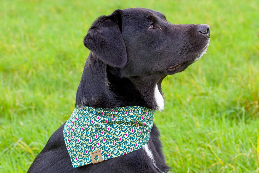 Reversible Triangular Scarf Christmas Dogs, Dog Scarf, Dog Owner Gift ...