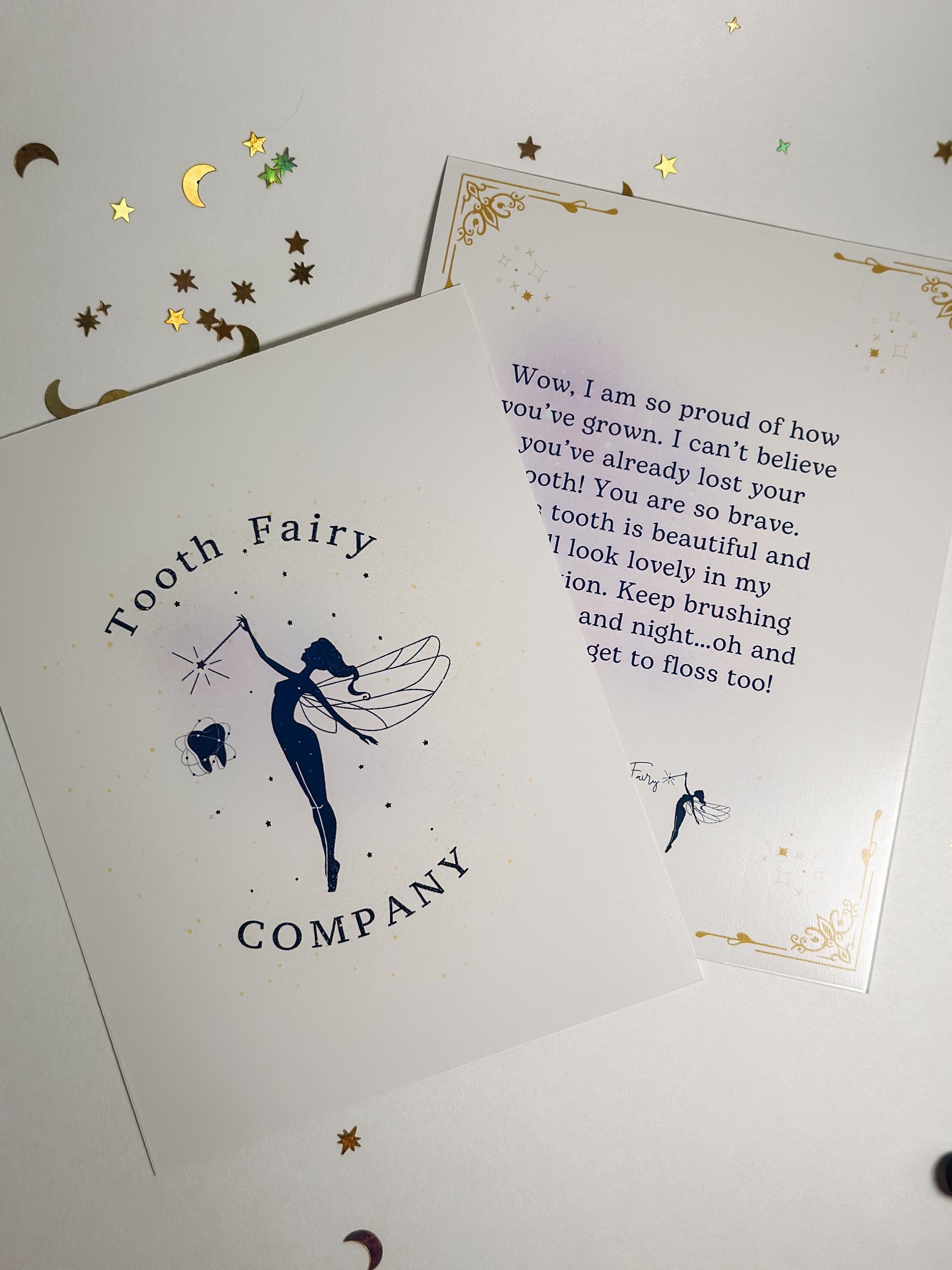 Tooth Fairy Play Set With golden Coin - Etsy