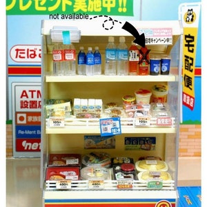 Re-ment Convenience Store Food Display Shelf With Lot Mixed | Etsy