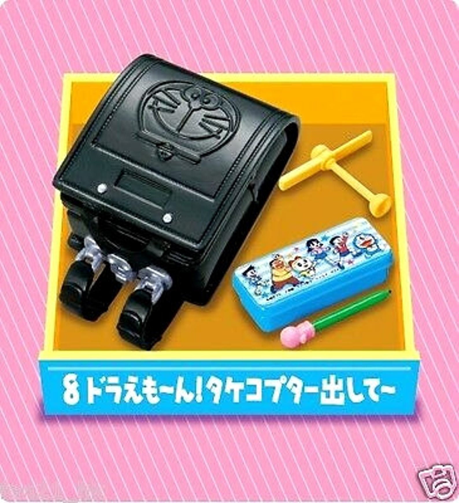 Re-ment Dollhouse Miniature Doraemon Stationery/ Sport/ School Bag ...
