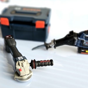 Bosch Dollhouse Miniature Professional Power Tool/ Storage Box Series ...