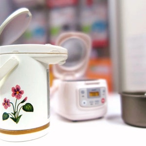 Rare Re-ment Miniatures Dollhouseminiature Appliance I Rice Cooker and ...