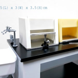 Dollhouse Miniature Lab Mascot Laboratory Science Research Lab- Glove ...