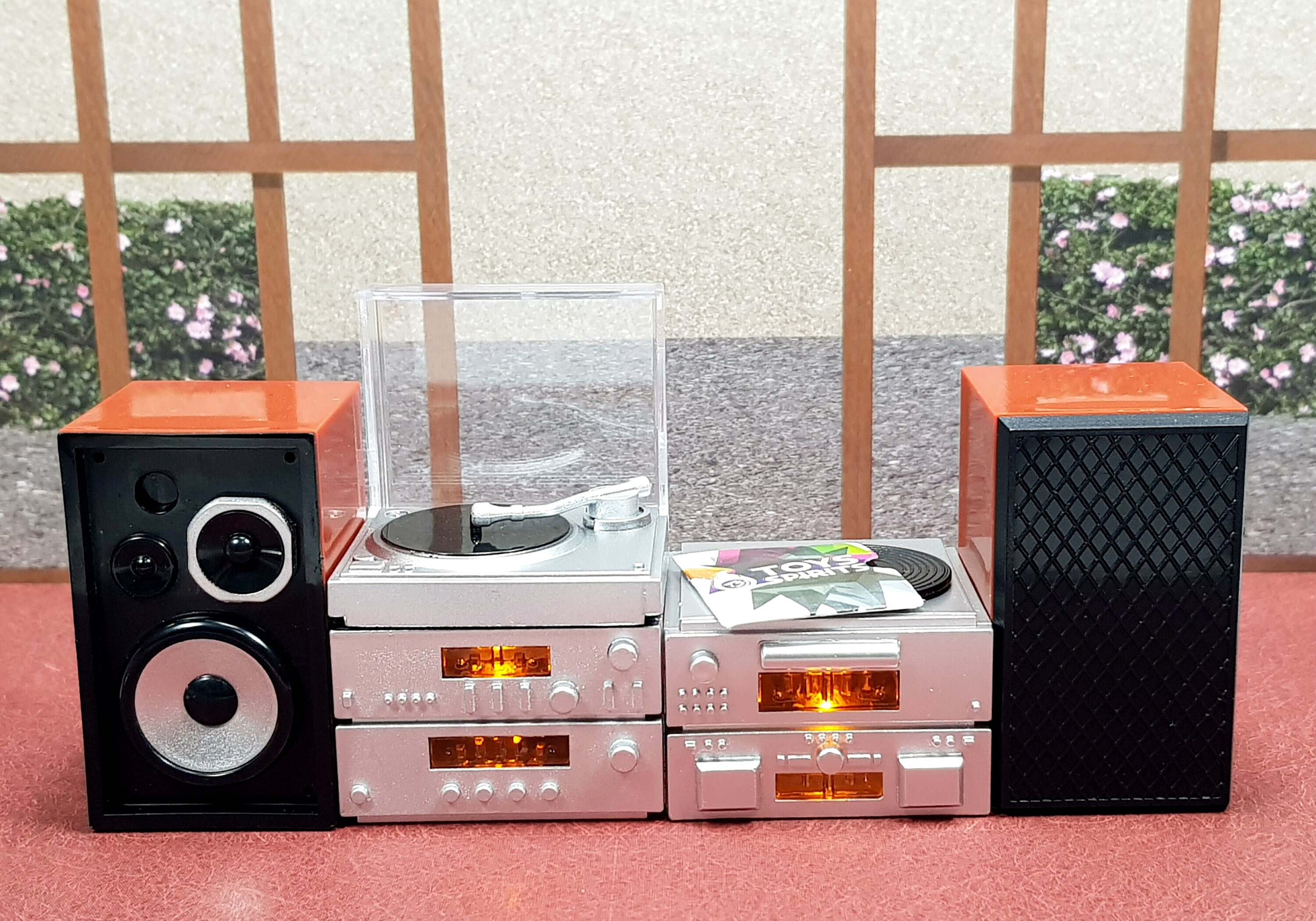 SALE Full Component Dollhouse Miniature Radio, Music Stereo Equipment ...