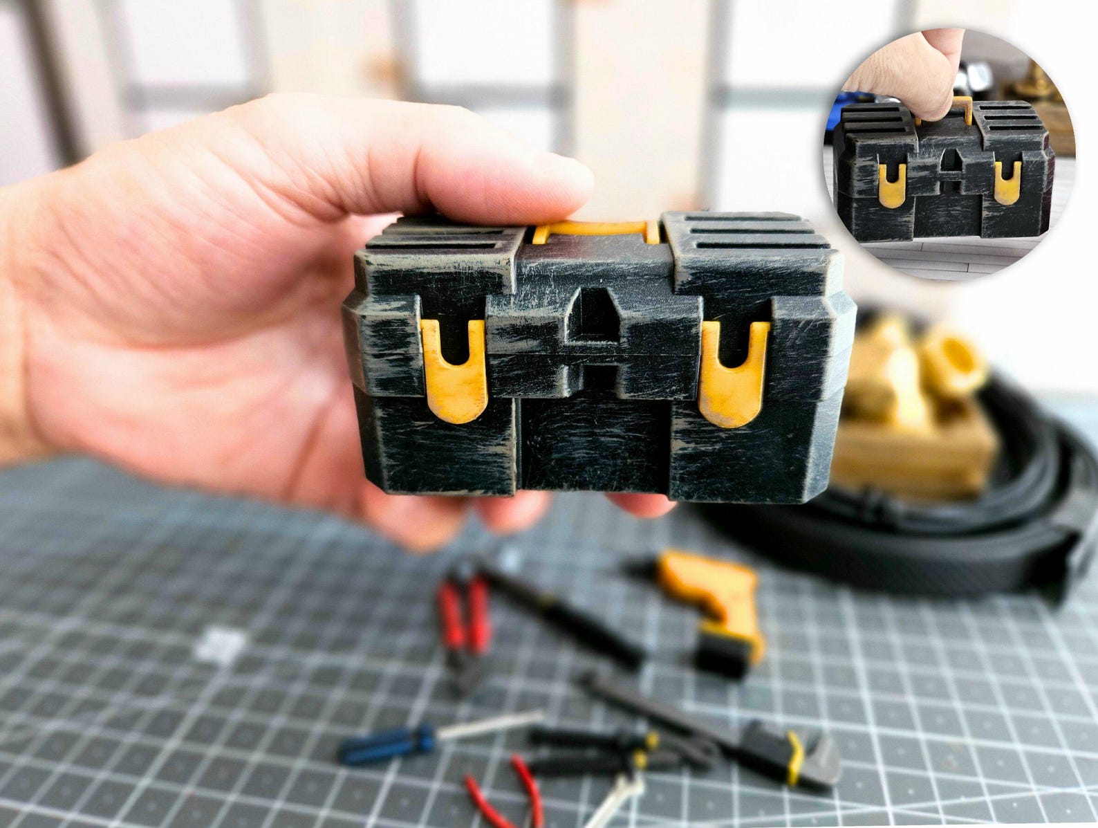 Diorama Miniature DIY Mini Power Tools and Tools Box - Etsy