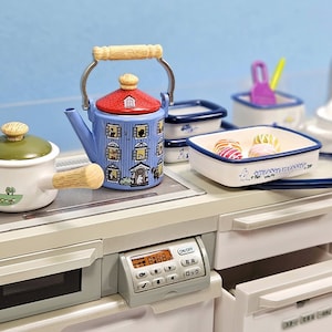 1/6 Scale Fuji Enamel MOOMIN Dollhouse Miniature Cooking Accessories ...