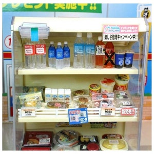 Re-ment Convenience Store Food Display Shelf With Lot Mixed | Etsy