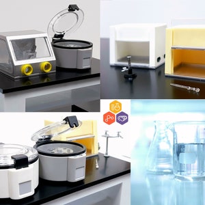 Dollhouse Miniature Lab Mascot Laboratory Science Research Lab- Glove ...