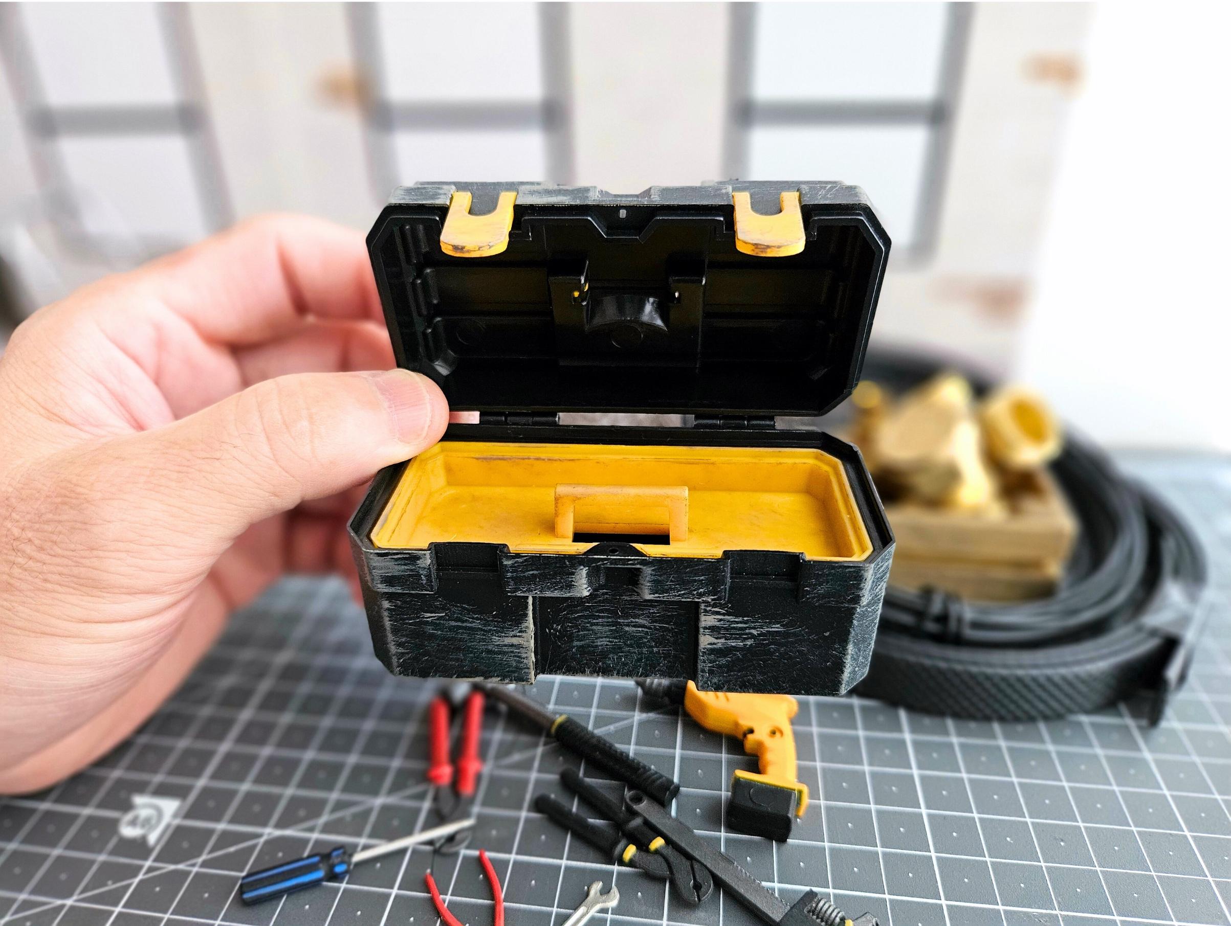 Diorama Miniature DIY Mini Power Tools and Tools Box - Etsy
