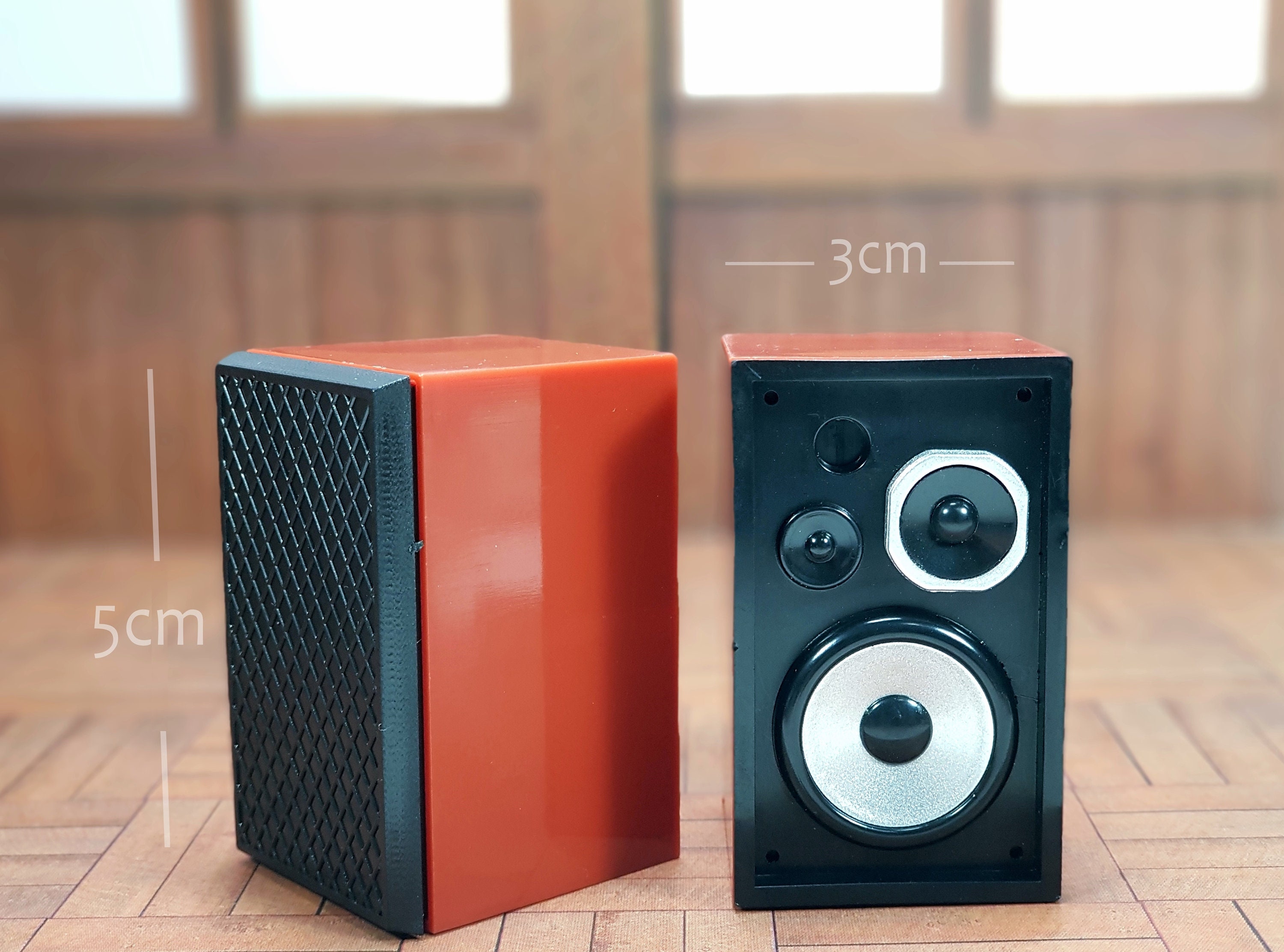 SALE Full Component Dollhouse Miniature Radio, Music Stereo Equipment ...