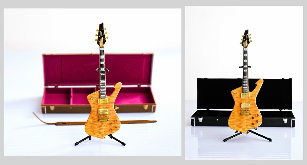 Miniature Musical Instrument Guitar Collection Official Guitar Figure ...
