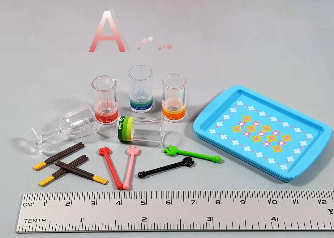 Re-ment/ Megahouse Dollhouse Miniature Tea Time Set and Kitchen ...