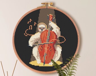 Cello Cross Stitch Pattern - Etsy