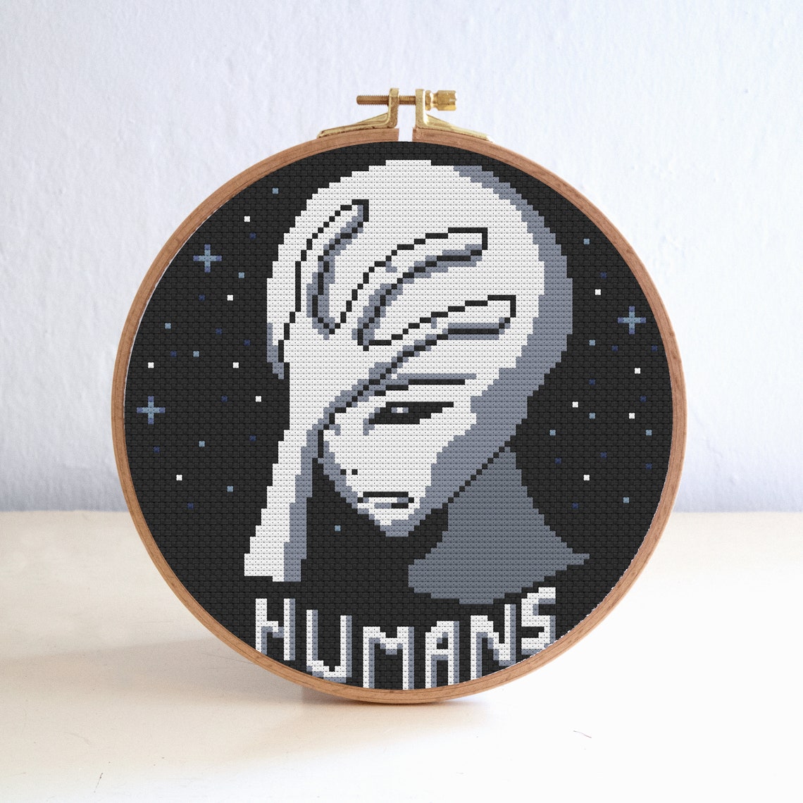 Alien Funny Cross Stitch Pattern Space Cross Stitch Si-fi | Etsy