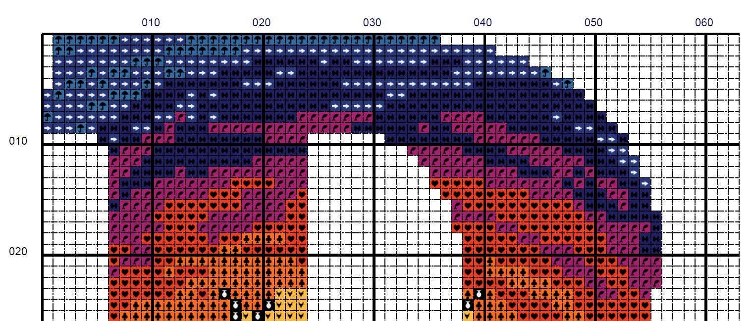 R Monogram Cross Stitch Pattern , Alphabet Initial Letter Cross Stitch ...