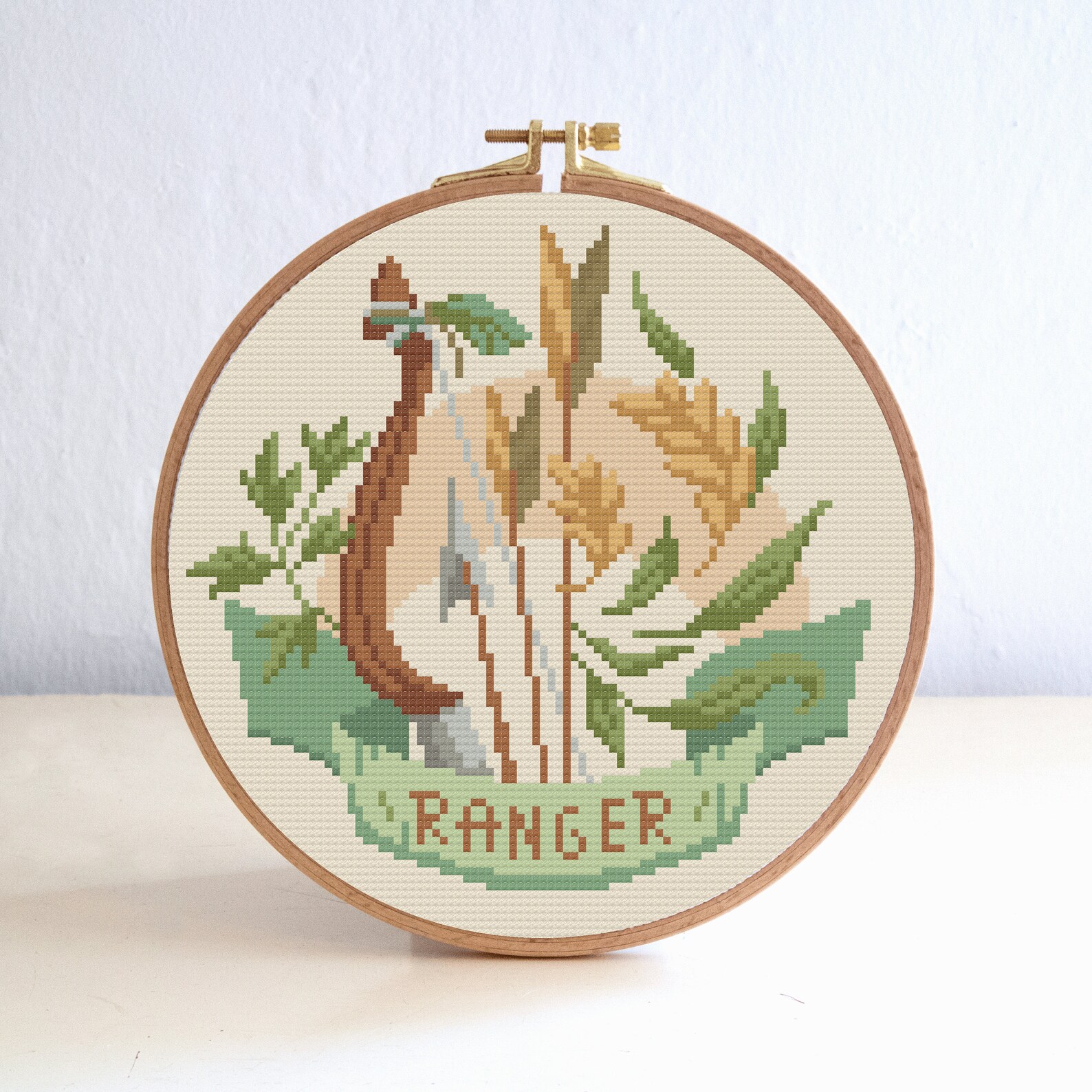 Ranger Class Cross Stitch Pattern Game RPG Cross Stitch | Etsy