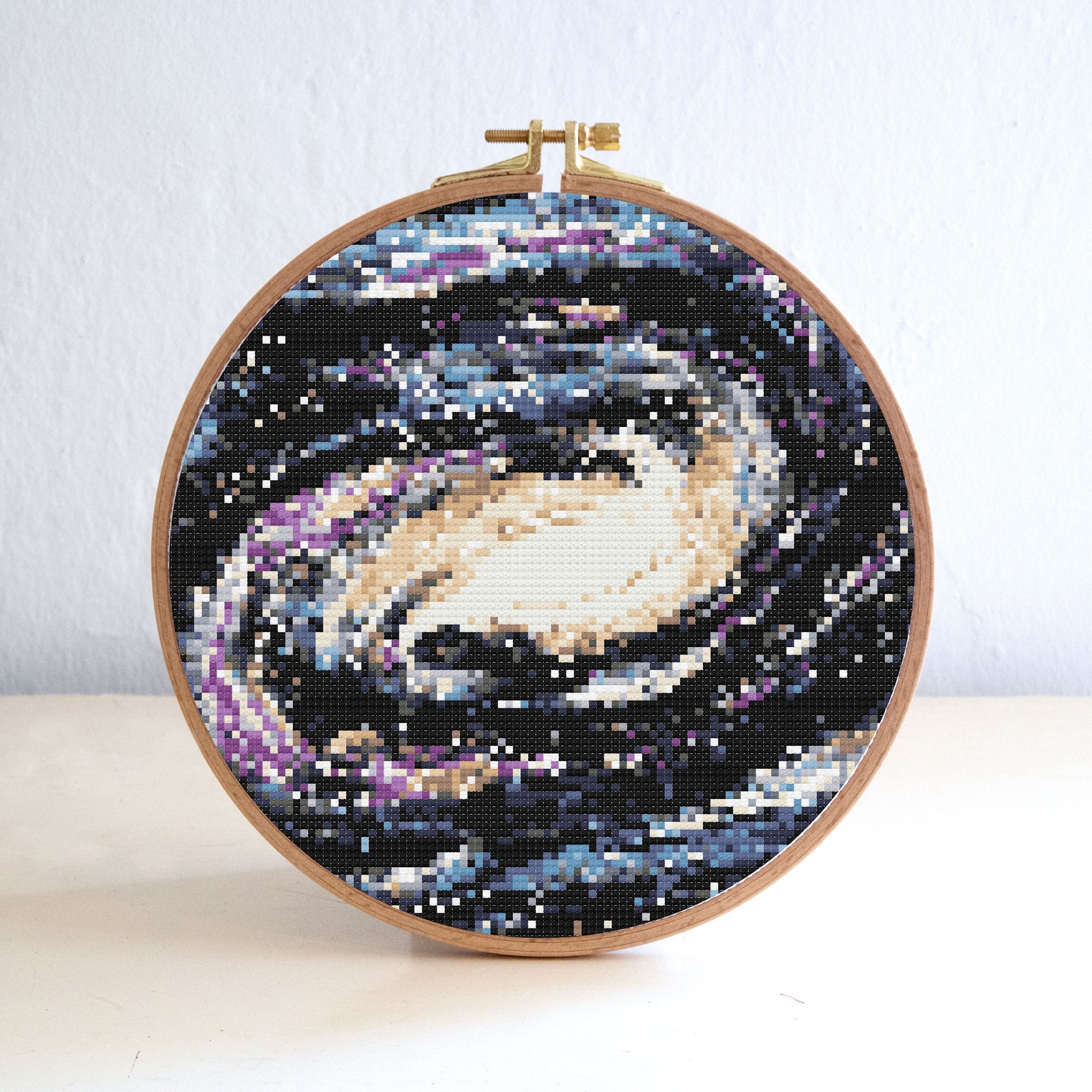 Galaxy Vortex Cross Stitch Pattern Set Space Cross Stitch | Etsy