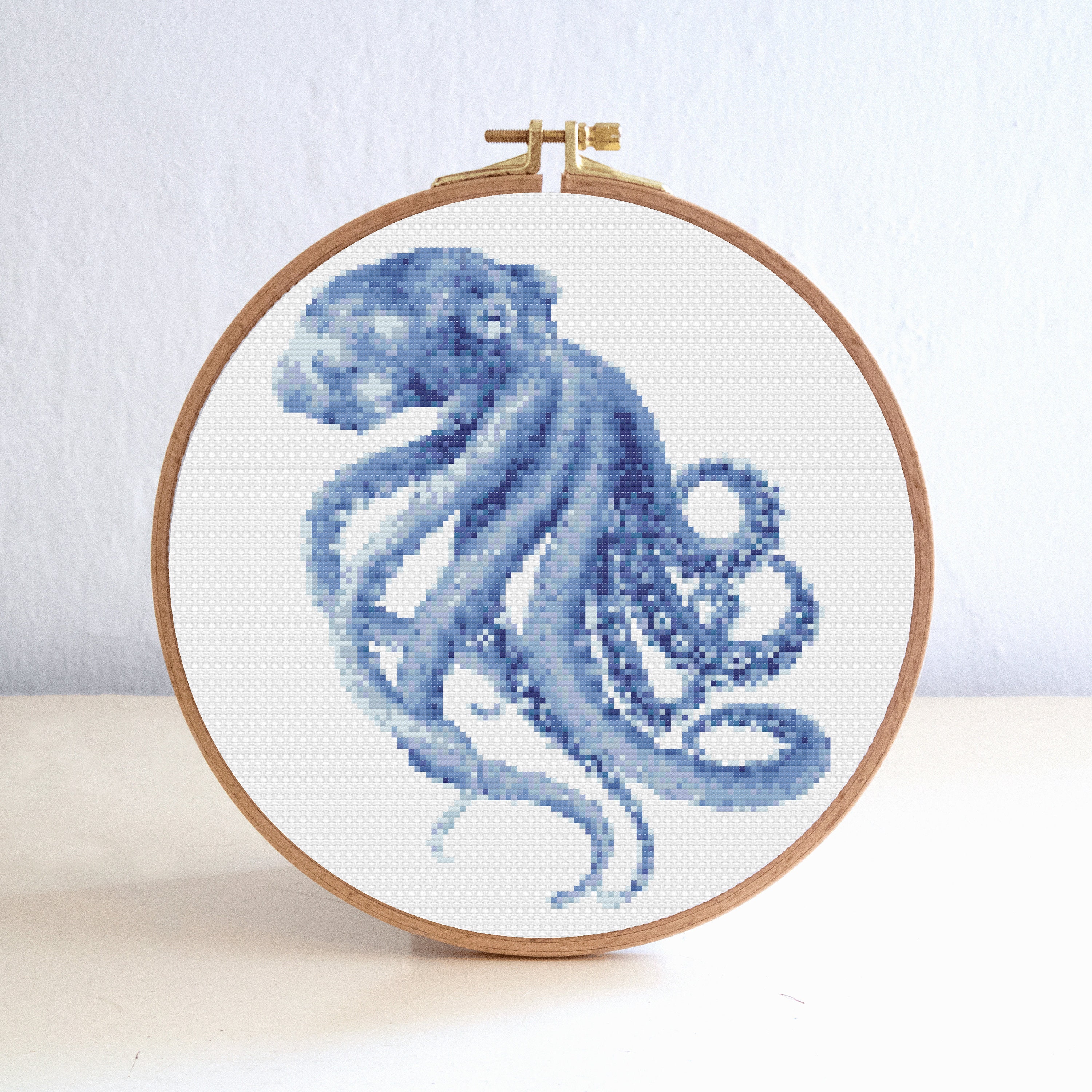Colorful Sea Animals Cross Stitch Pattern Set , Octopus Cross Stitch ...