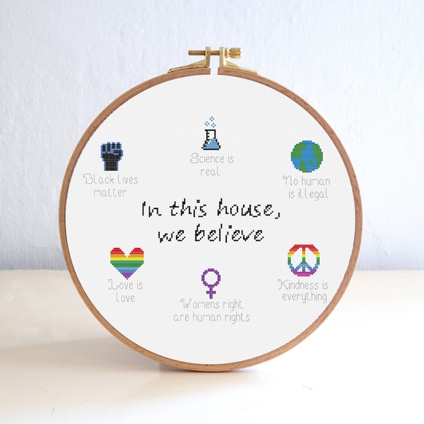 In This House We Believe - Etsy