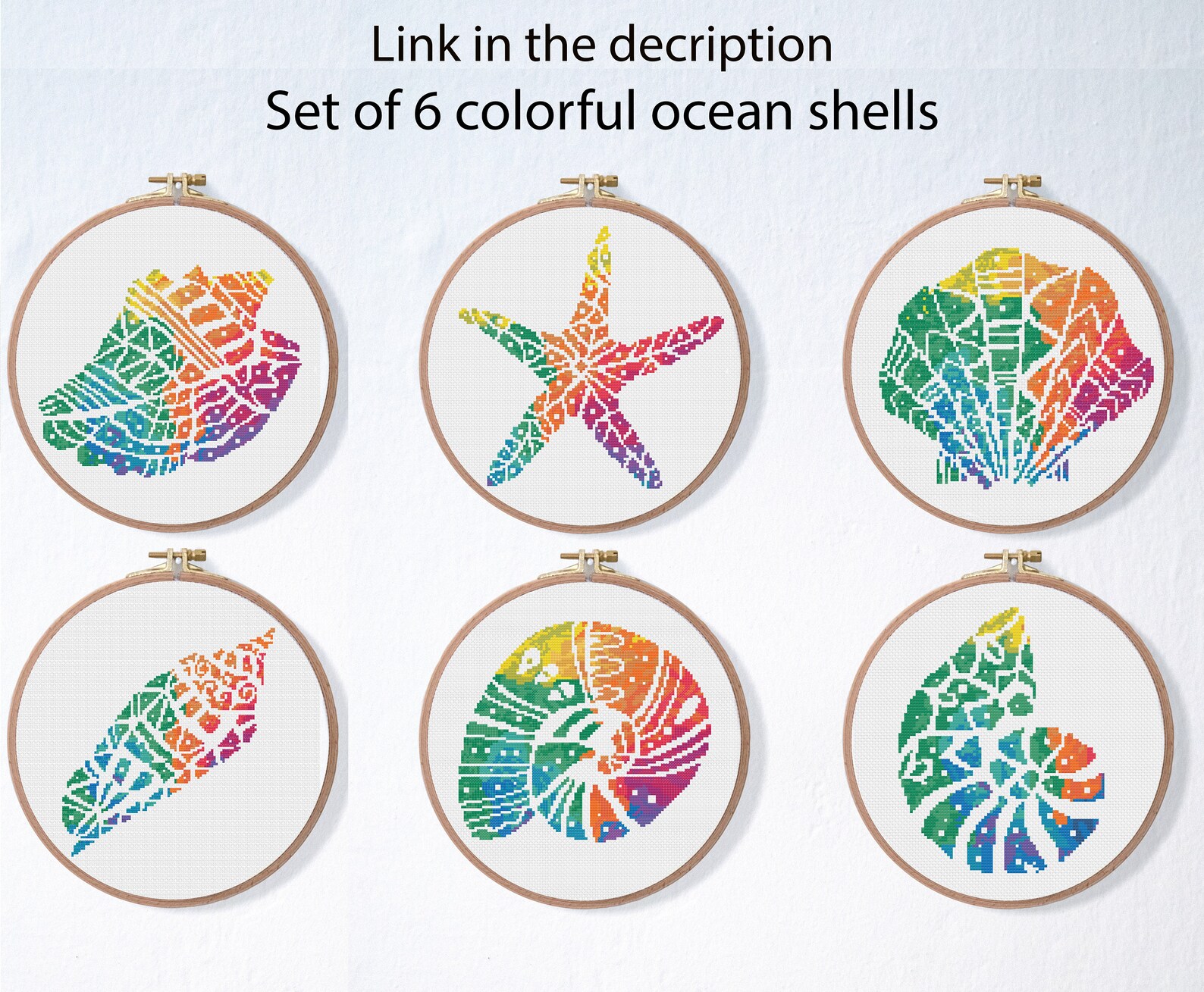 Pearl Cross Stitch Pattern , Beach Ocean Cross Stitch Pattern , Sea ...