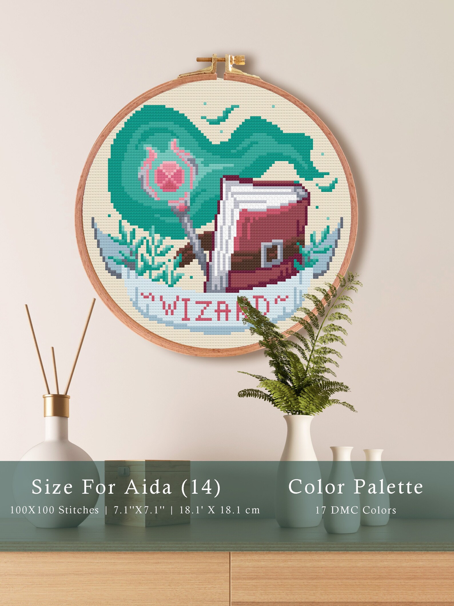 Wizard Class Cross Stitch Pattern Game RPG Cross Stitch - Etsy