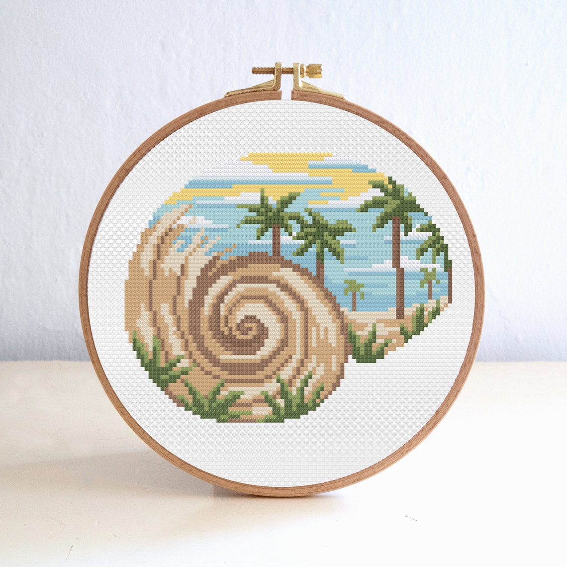 Sea Shell Cross Stitch Pattern Set Beach Cross Stitch - Etsy