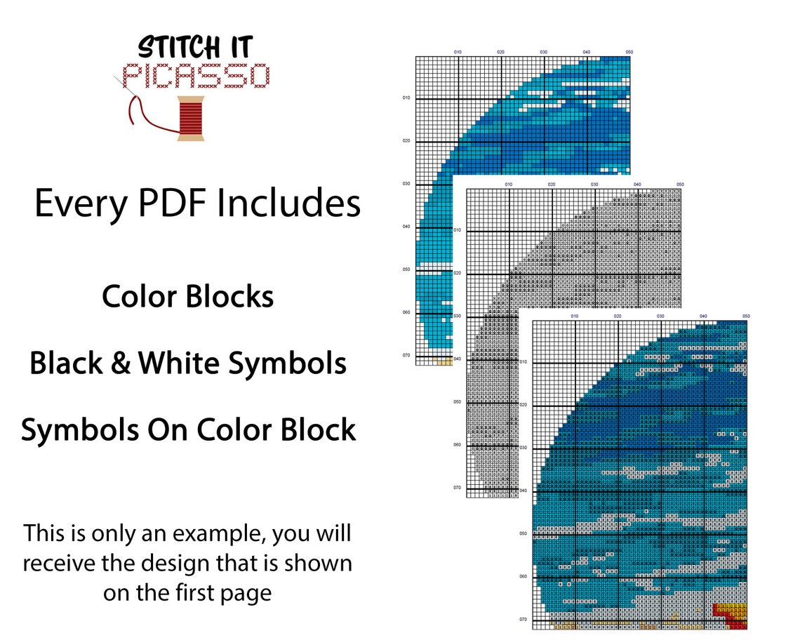 Colorful Sea Animals Cross Stitch Pattern Set Octopus Cross | Etsy